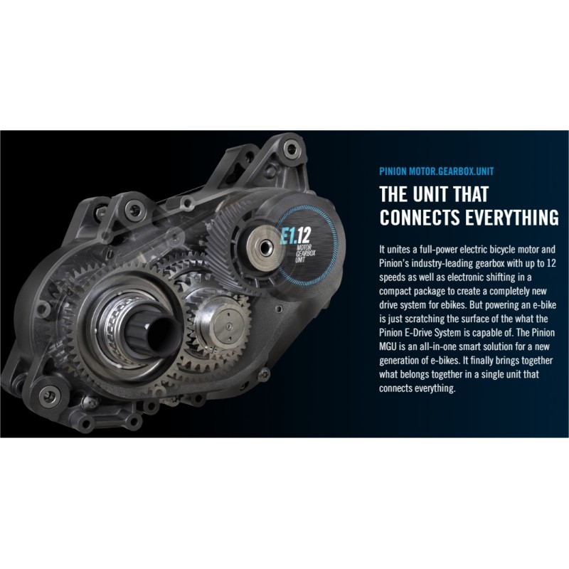 PRUEBA Test completo nuevo motor PINION MGU E1.12 grupo cambios Gearbox ...